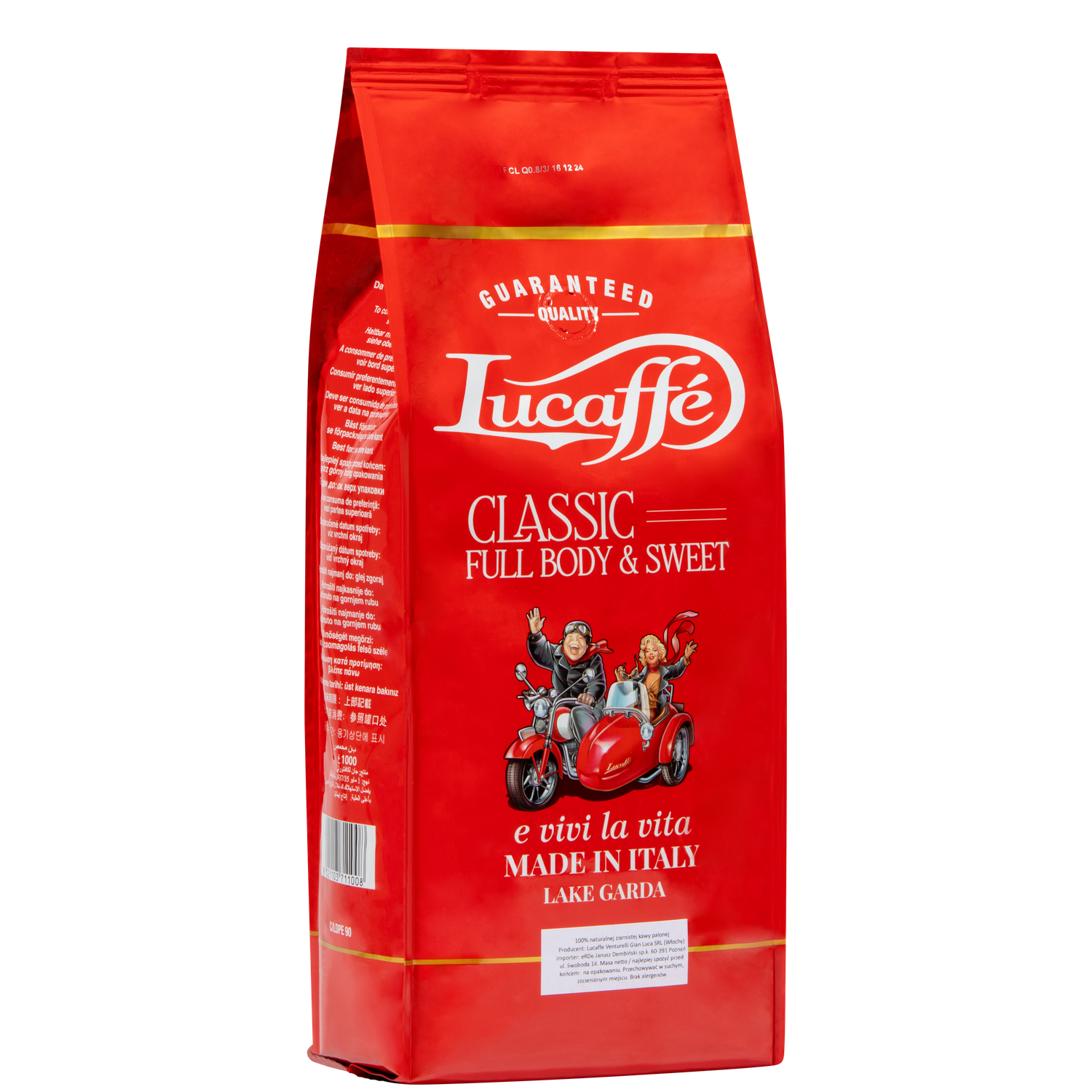 Kawa Ziarnista Lucaffe Classic 1kg 80% arabika 20% robusta | Kawa \ Kawa ziarnista Kawa mieszana ...